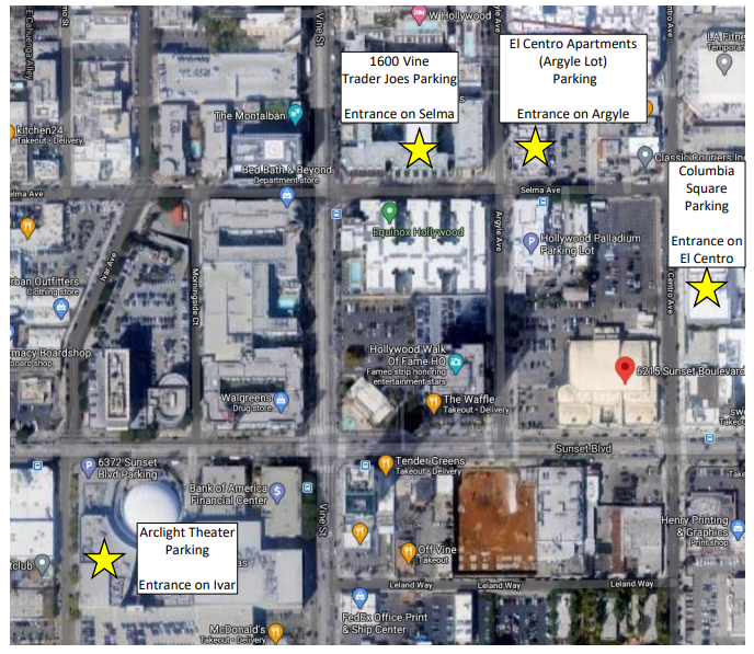 Offsite Parking Map - Gindi Maimonides Academy | Gindi Maimonides Academy