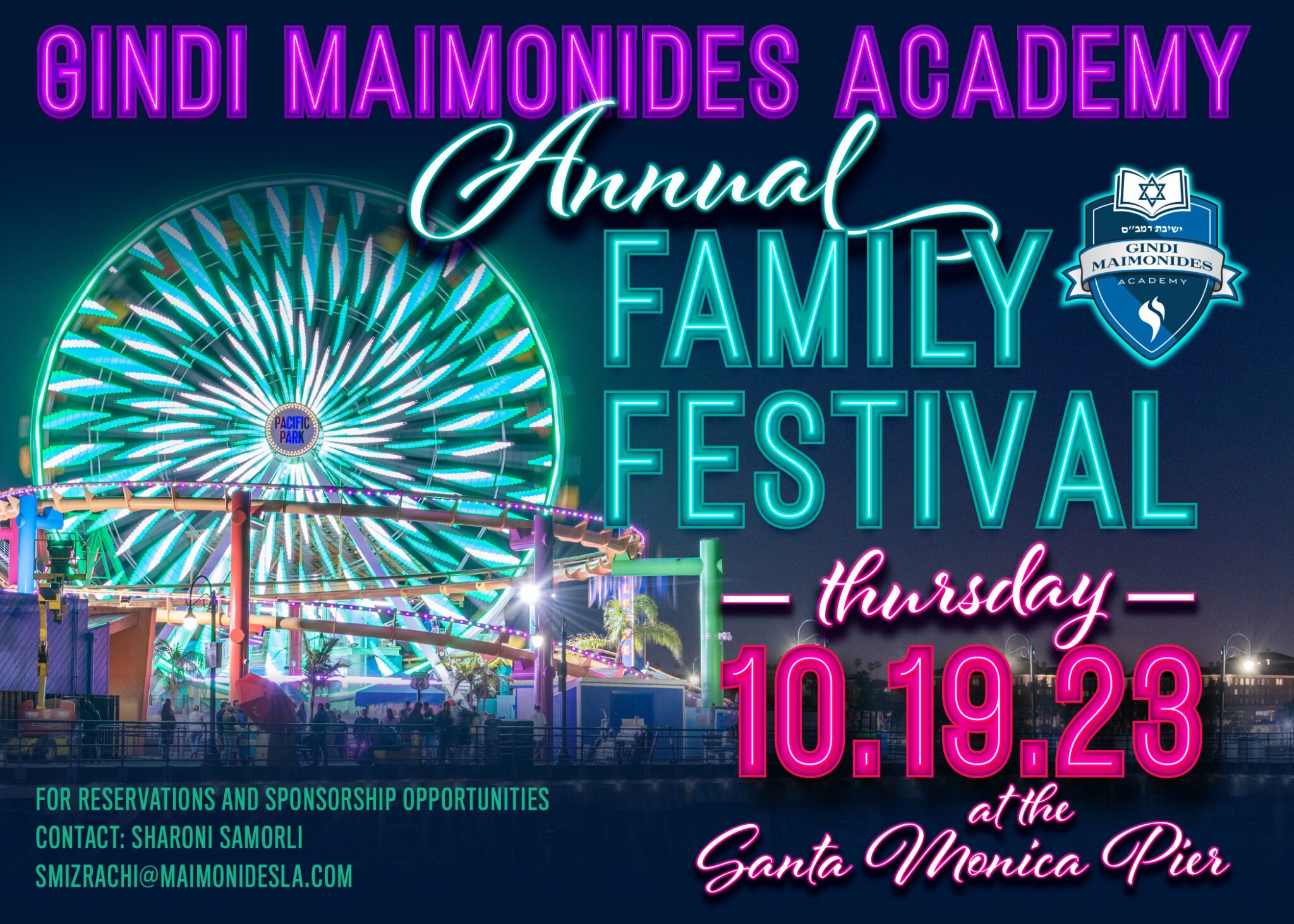 Annual Family Festival - Gindi Maimonides Academy | Gindi Maimonides ...